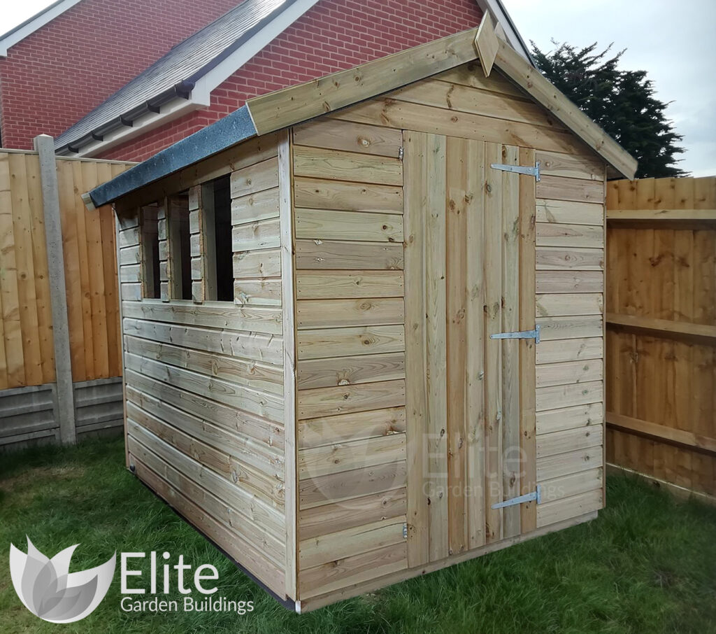 Tanalised Apex 10ft x 8ft - Elite Garden Buildings
